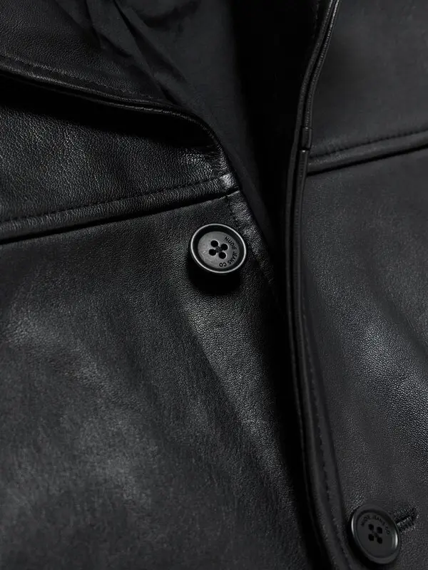 Nudie Jeans Ferry Full-grain Leather Jacket