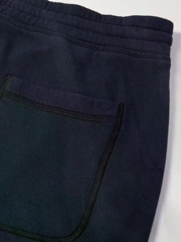 TOM FORD Tapered Garment-dyed Cotton-jersey Sweatpants
