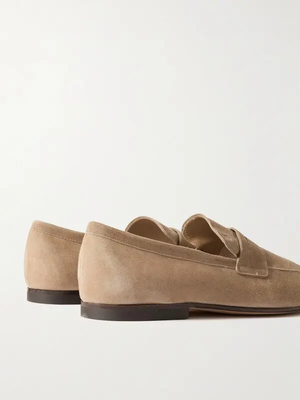 TOD'S Logo-debossed Penny Loafers