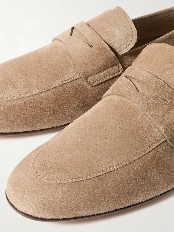 TOD'S Logo-debossed Penny Loafers