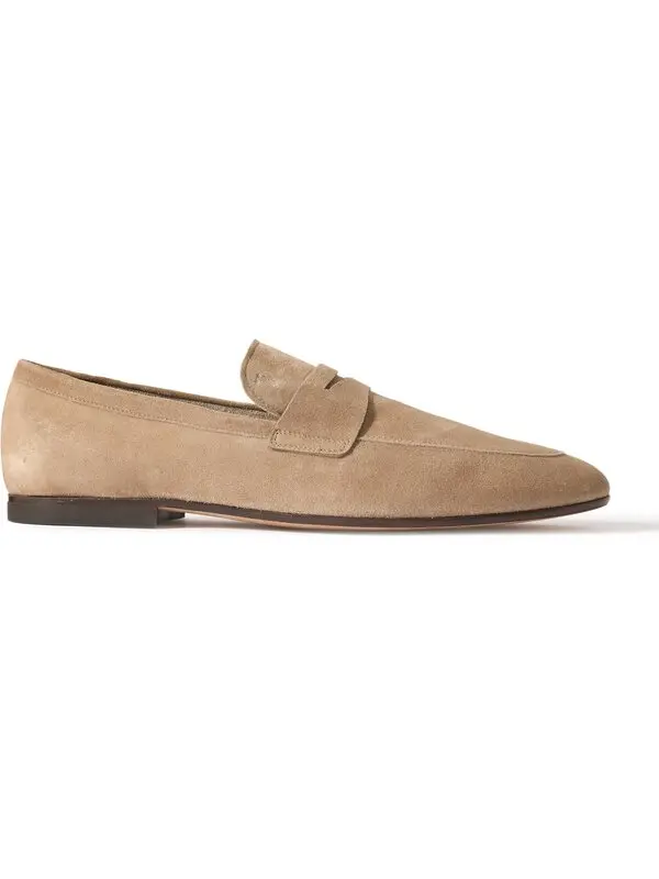 TOD'S Logo-debossed Penny Loafers