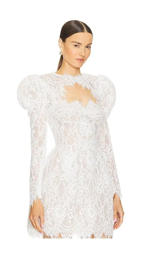 BRONX BANCO Colette Blanc Lace Bolero