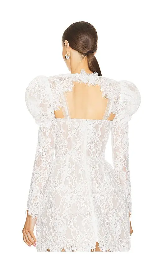 BRONX BANCO Colette Blanc Lace Bolero