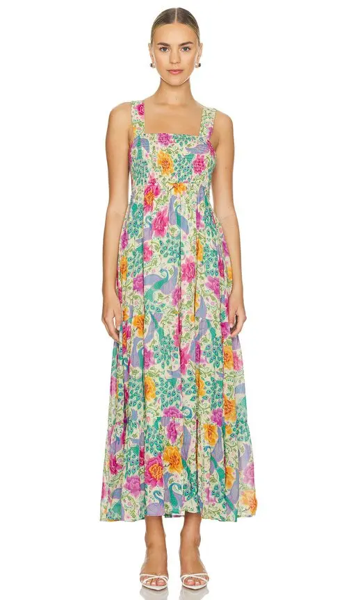 acid wash maxi dress PCFG Women's Free Heaven Acid Wash Long Dress