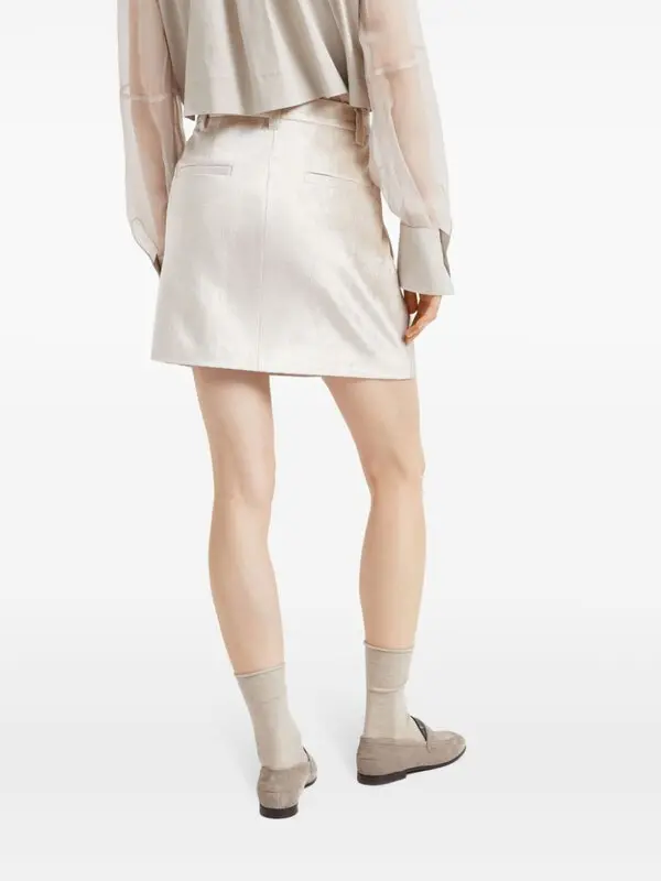 Brunello Cucinelli Tailored Miniskirt