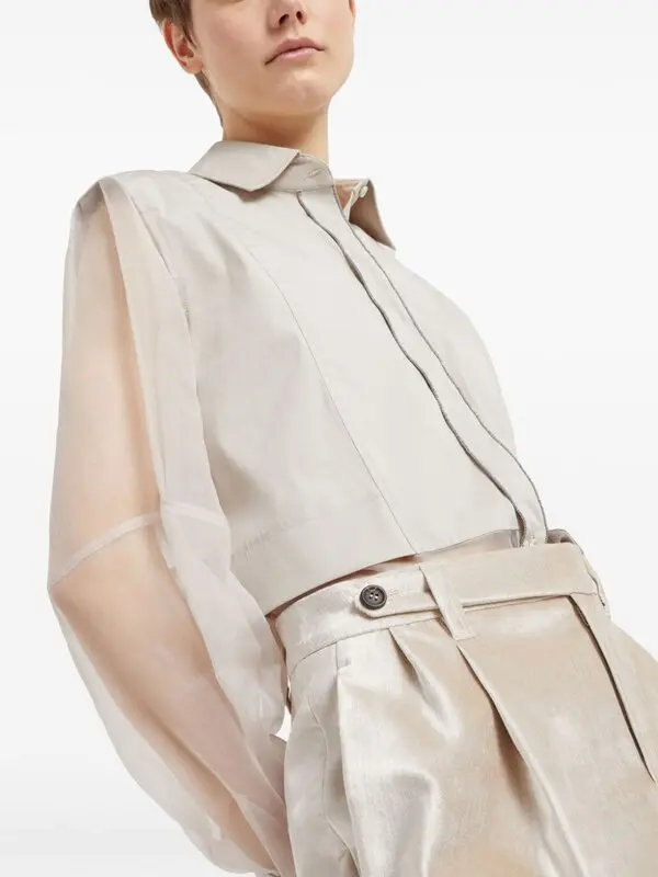 Brunello Cucinelli Tailored Miniskirt