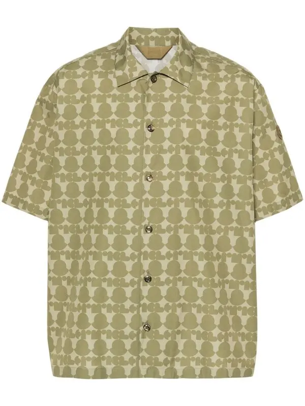 Moncler Logo-print Cotton Shirt