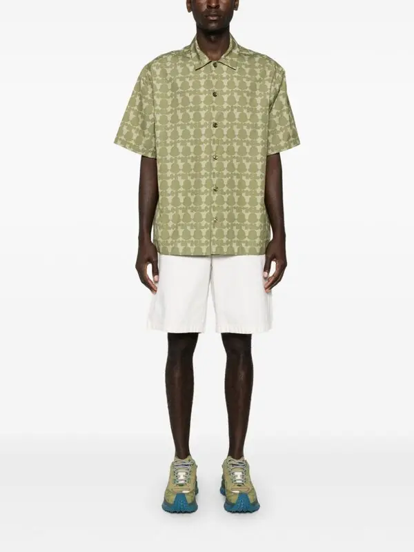 Moncler Logo-print Cotton Shirt