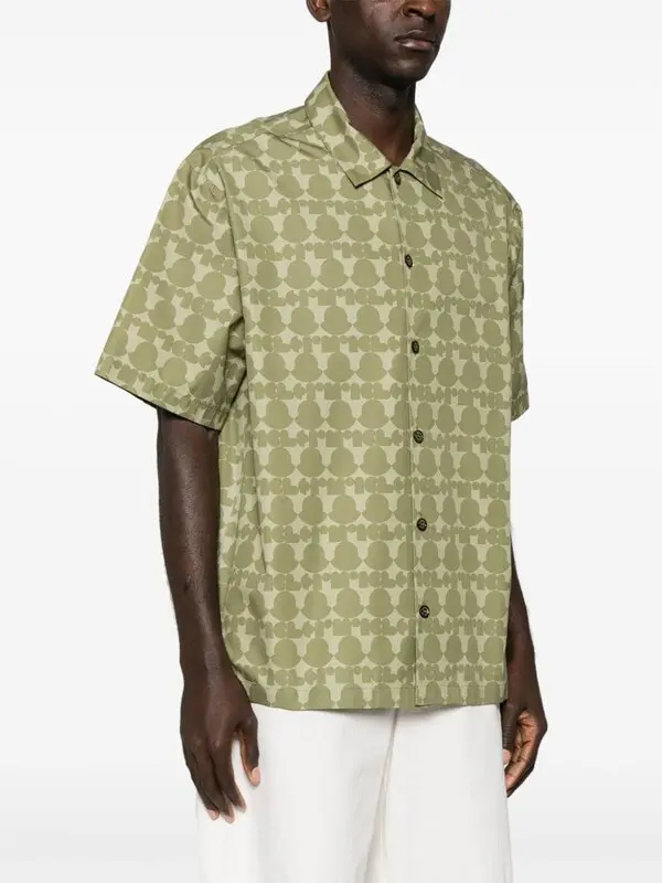 Moncler Logo-print Cotton Shirt