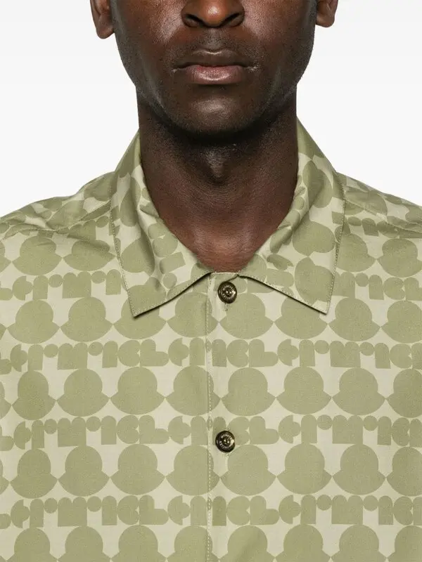 Moncler Logo-print Cotton Shirt