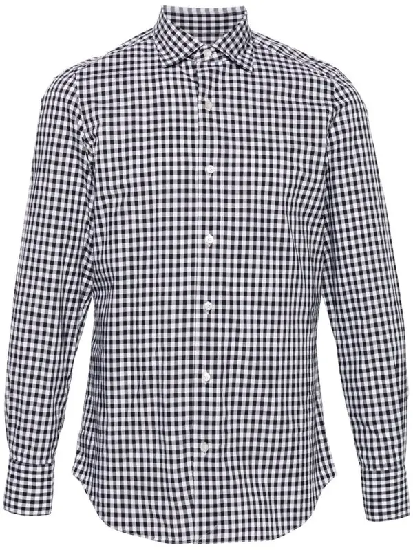FINAMORE 1925 Tokyo Gingham Shirt