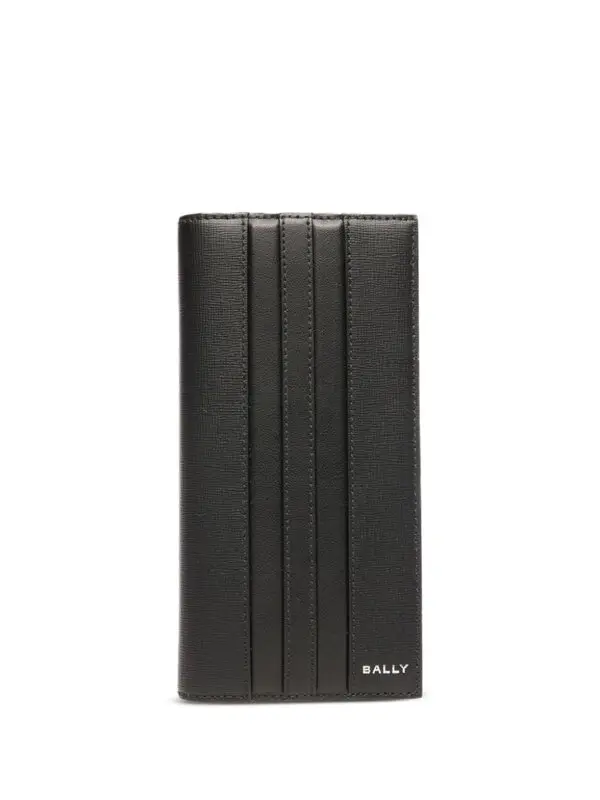 Bally Bi-fold Leather Wallet - Black