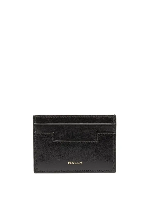 Bally Logo-print Leather Cardholder - Black