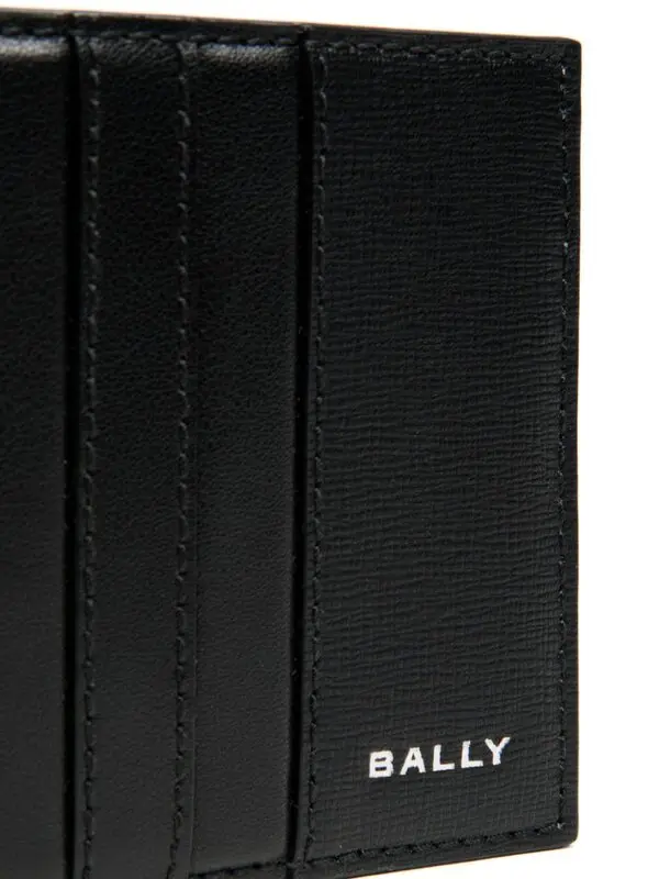 Bally Mythos Bifold Leather Wallet - Black