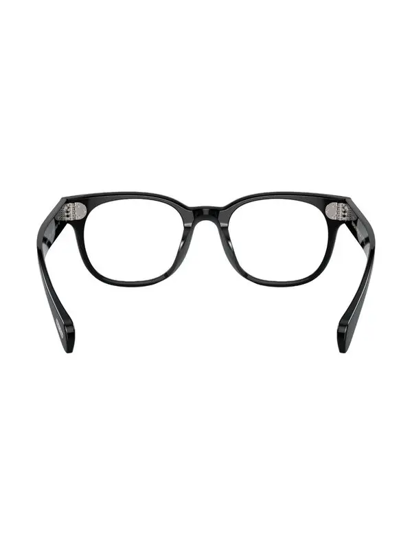 Oliver Spencer Afton Square-frame Glasses - Black