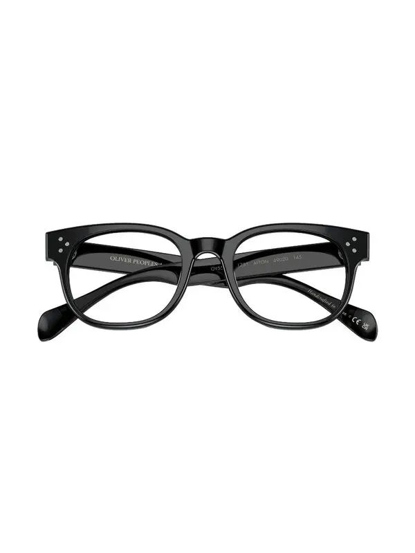 Oliver Spencer Afton Square-frame Glasses - Black