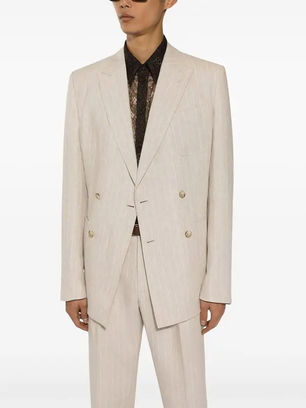 Dolce & Gabbana Chantilly Lace Semi-sheer Shirt - Brown