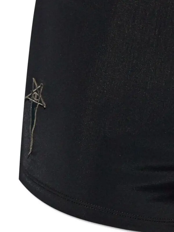 Rick Owens Logo Patch Swim Trunks