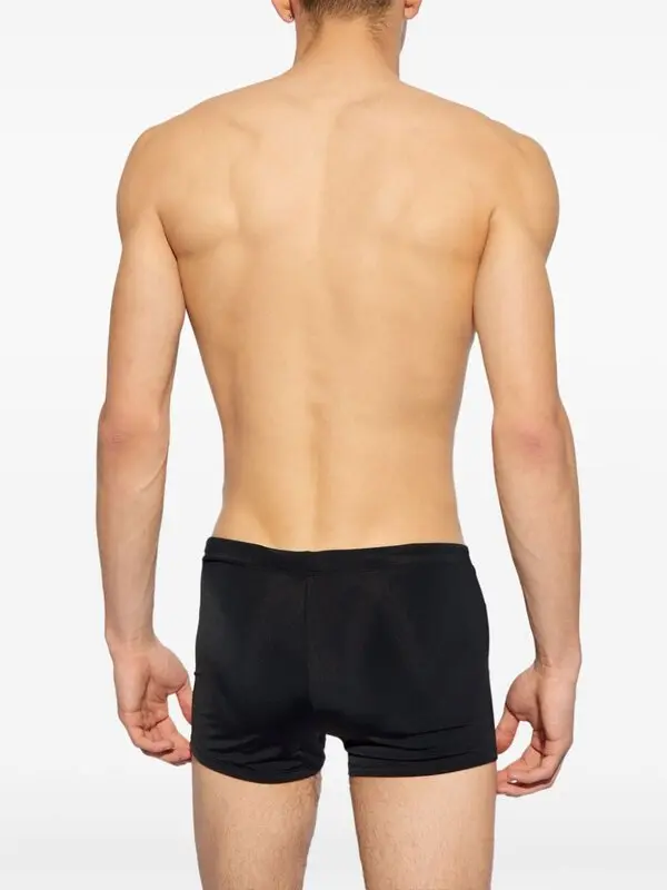 Rick Owens Logo Patch Swim Trunks