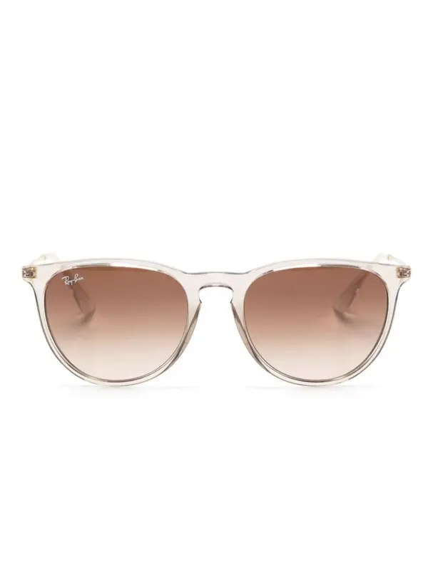 Ray-ban Erika Round-frame Glasses - Brown