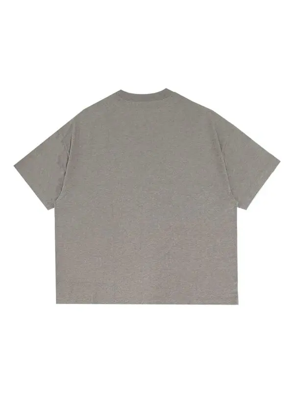 Fear Of God Logo-appliqué Cotton T-shirt - Grey