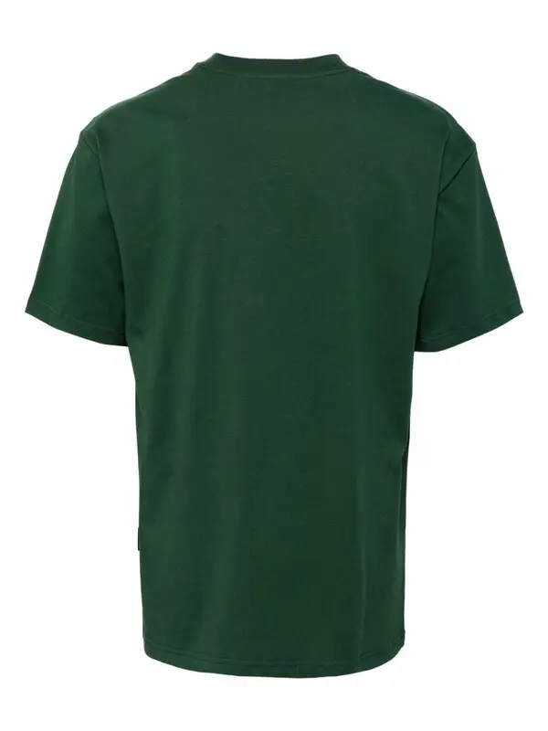 GROUND ZERO Logo-print Cotton T-shirt - Green