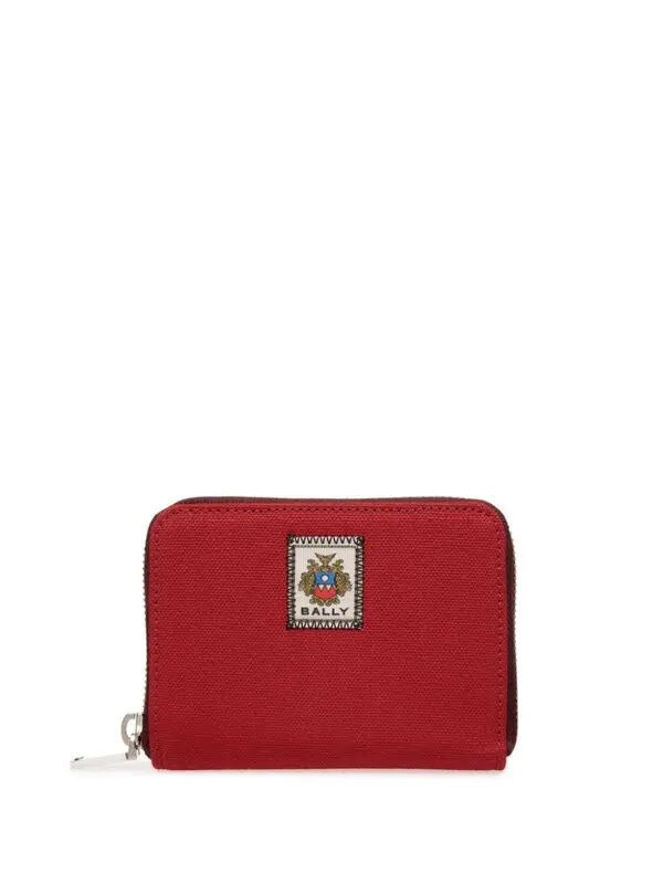 Bally Logo-patch Wallet - Red