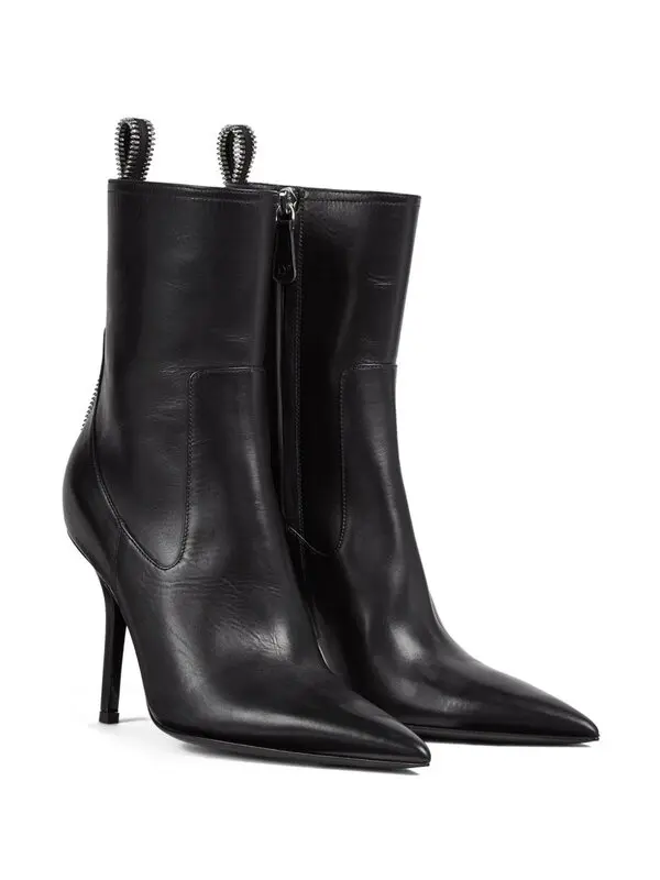 Dsquared2 100mm Zip-detailing Leather Boots