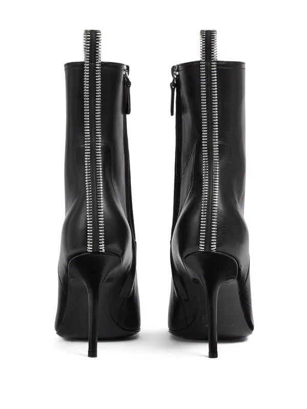 Dsquared2 100mm Zip-detailing Leather Boots