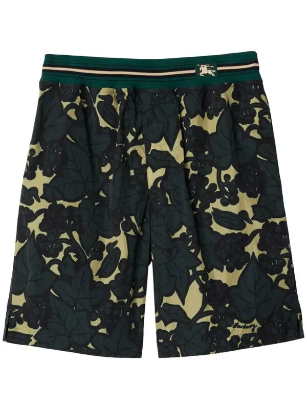 Burberry Floral-print Bermuda Shorts