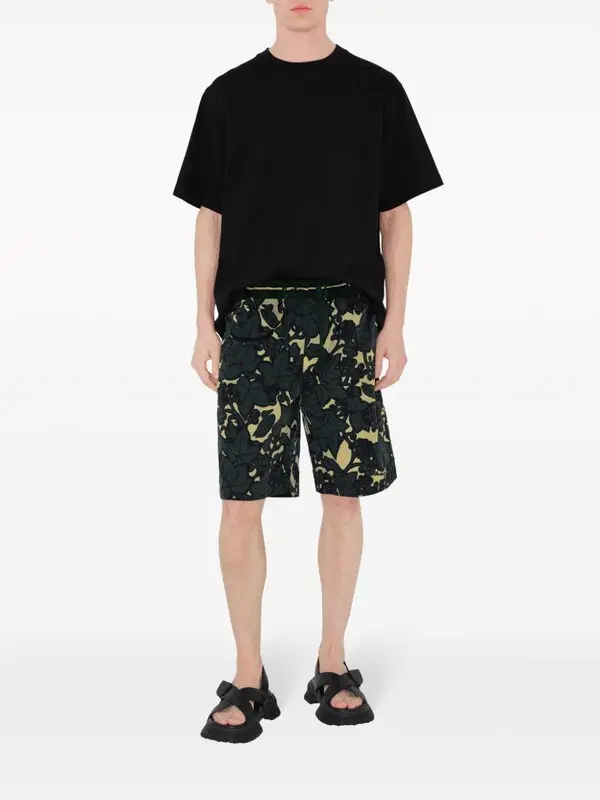 Burberry Floral-print Bermuda Shorts