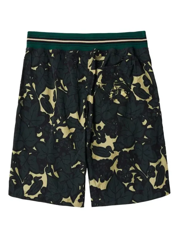 Burberry Floral-print Bermuda Shorts
