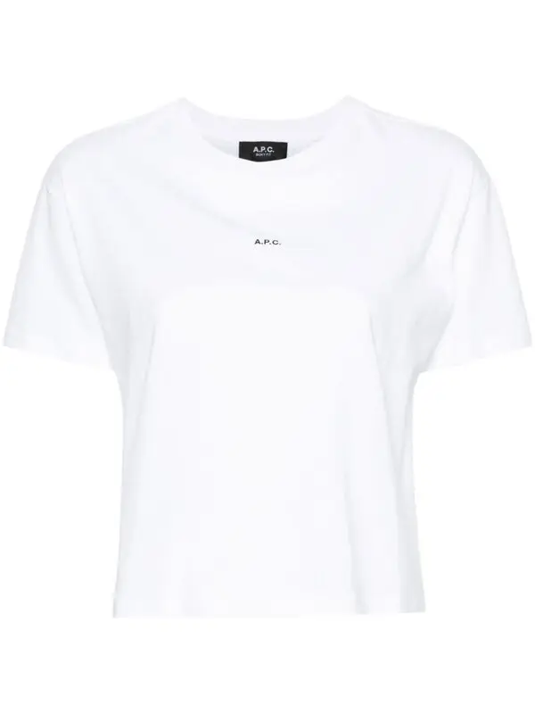 A.p.c. Logo-print T-shirt - White
