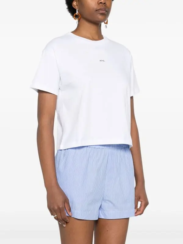A.p.c. Logo-print T-shirt - White