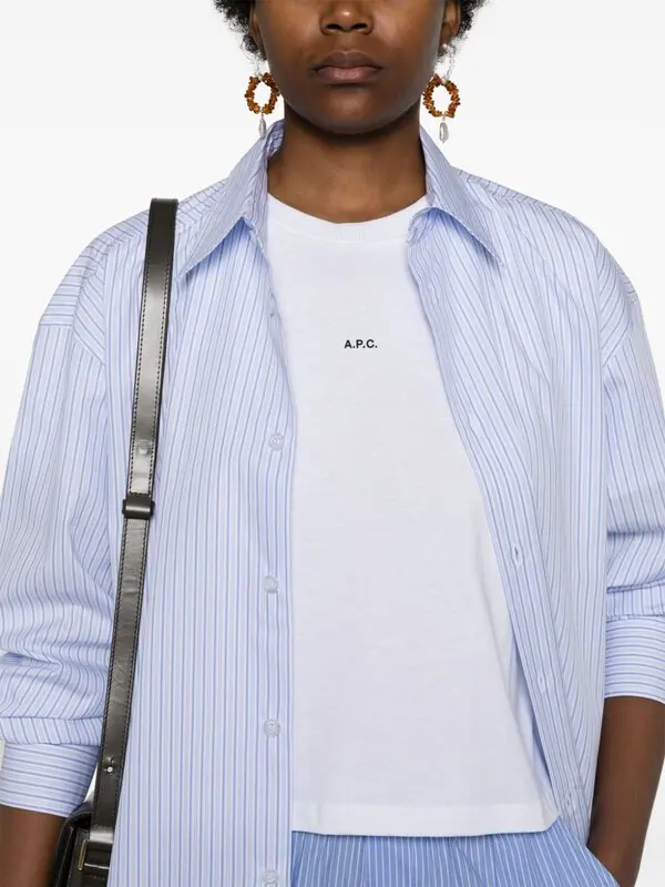 A.p.c. Logo-print T-shirt - White