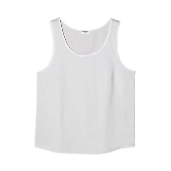 SFERRA Caricia Swing Tank Top - Tin/white