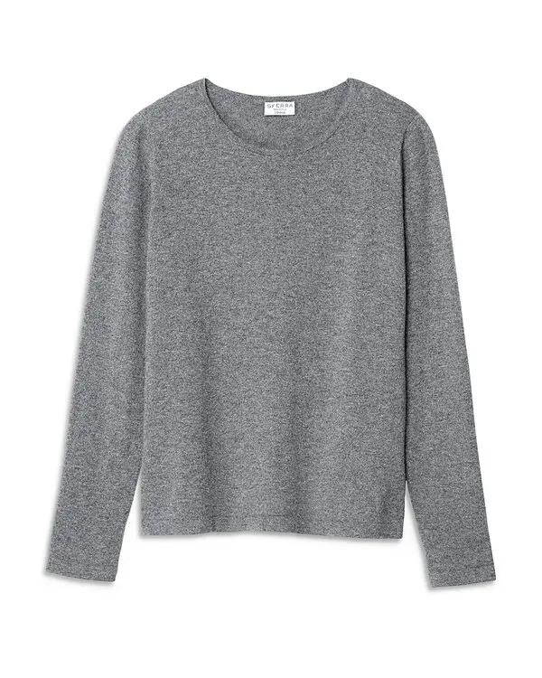 SFERRA Intimita Cashmere Long Sleeve Top - Grey