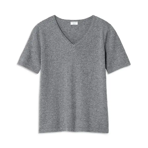 SFERRA Intimita Cashmere V-neck Top - Grey