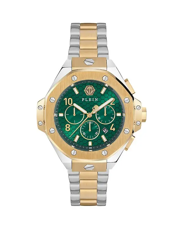 Philipp Plein Plein Chrono Royal Chronograph 46mm - Green/two-tone