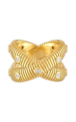 PAMELA ZAMORE Clio X Diamond Ring