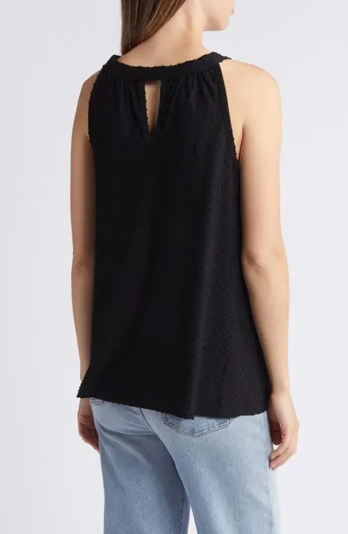 Loveappella Clip Dot Halter Tank Top