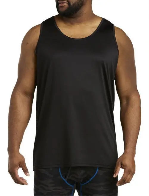 HARBOR BAY BY DXL Moisture-wicking Stretch Tank Top