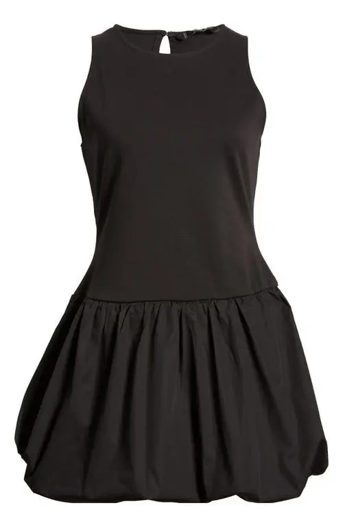 Mango Sleeveless Drop Waist Bubble Hem Minidress In Black - 60% Off |  Editorialist