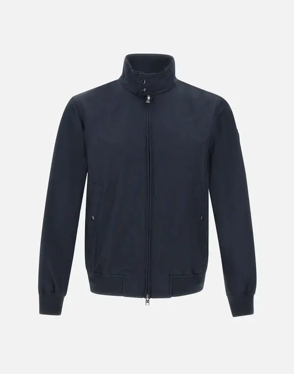 Woolrich Organic Cotton Navy Cruiser Bomber Jacket