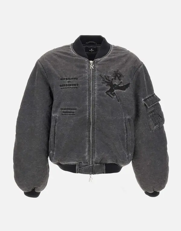 REPRESENT Icarus Flight Bomber Jacket With Icaro Graphics