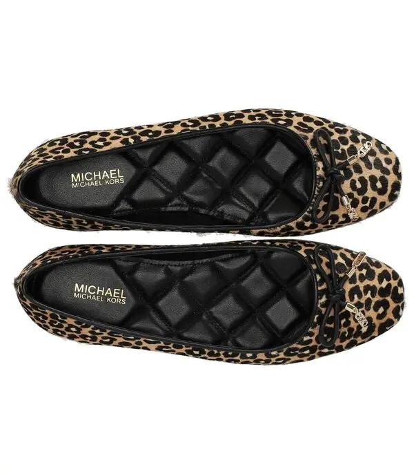 Michael Kors Nori Animal Print Ballet Flats - Brown