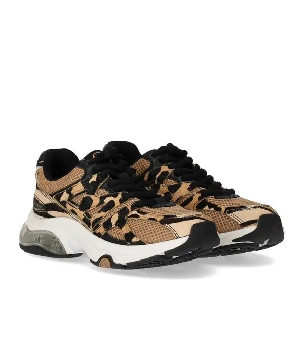 Michael Kors Kit Trainer Extreme Animalier Sneakers - Beige