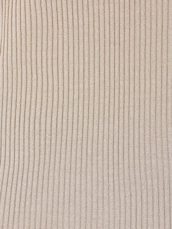 QUIRA Ribbed-knit Tank Top - Neutrals