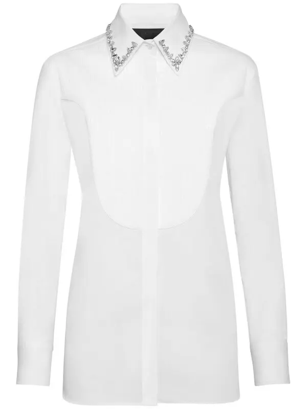 Philipp Plein Embellished Shirt - White