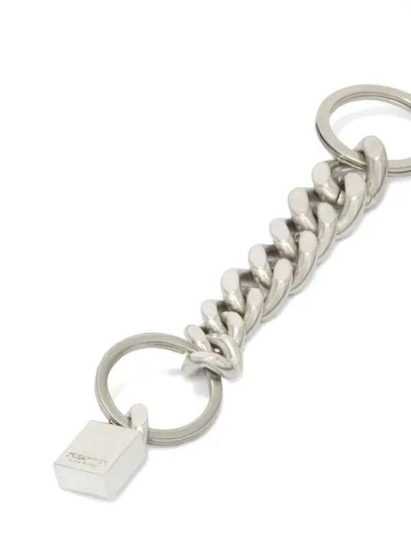 JIL SANDER Logo-charm Chain Keyring